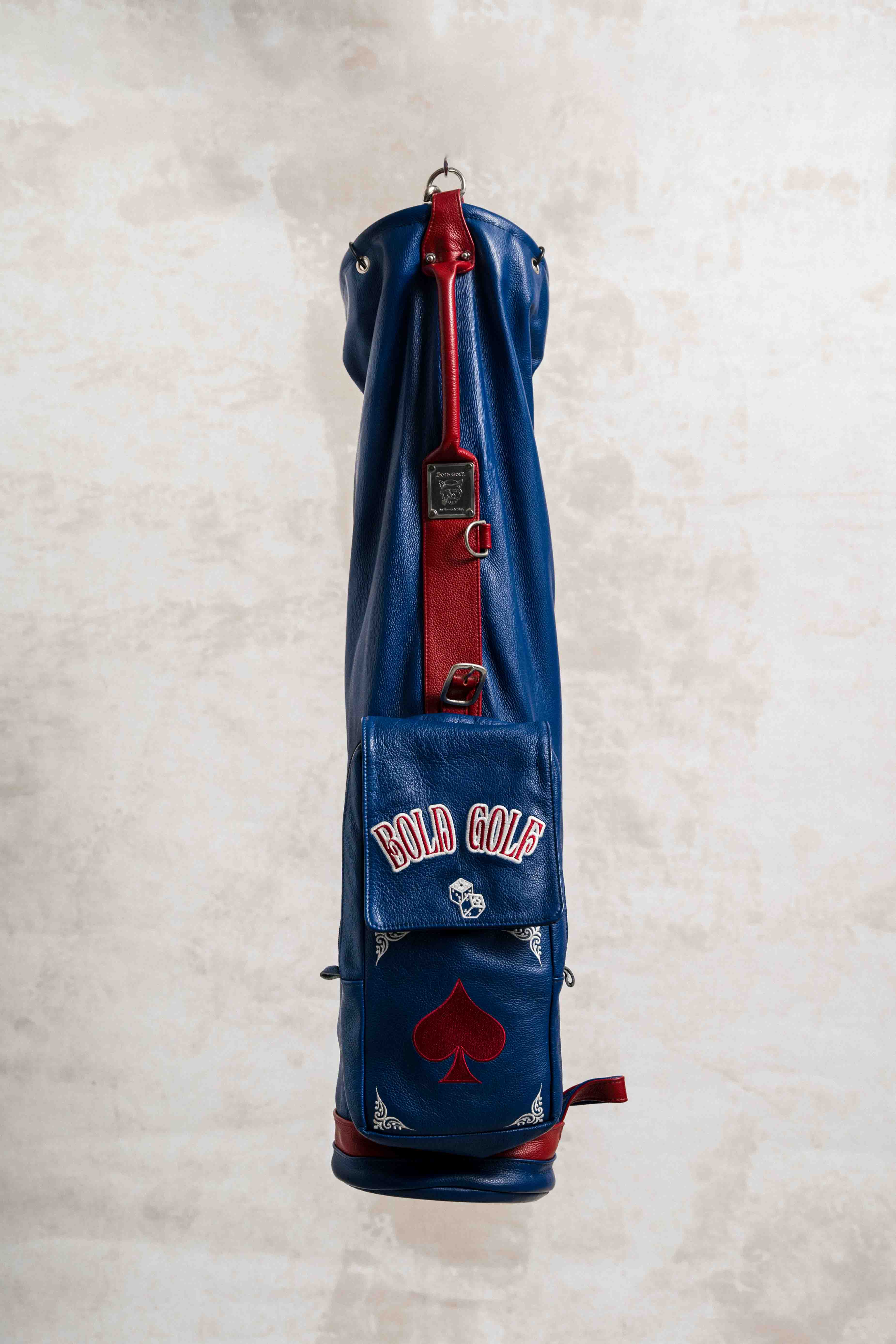 Navy Sunday Bag - Casino Edition – BOLD GOLF